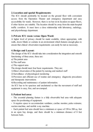 Intensive care unit design | DOC