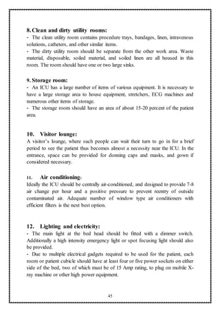Intensive care unit design | DOC