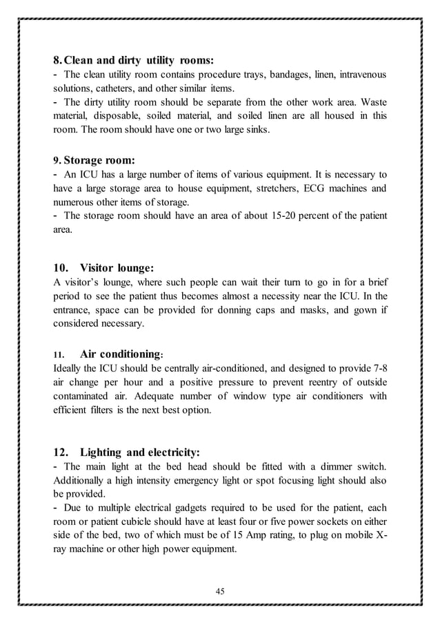 Intensive care unit design | DOC | Healthcare Industry | Industries