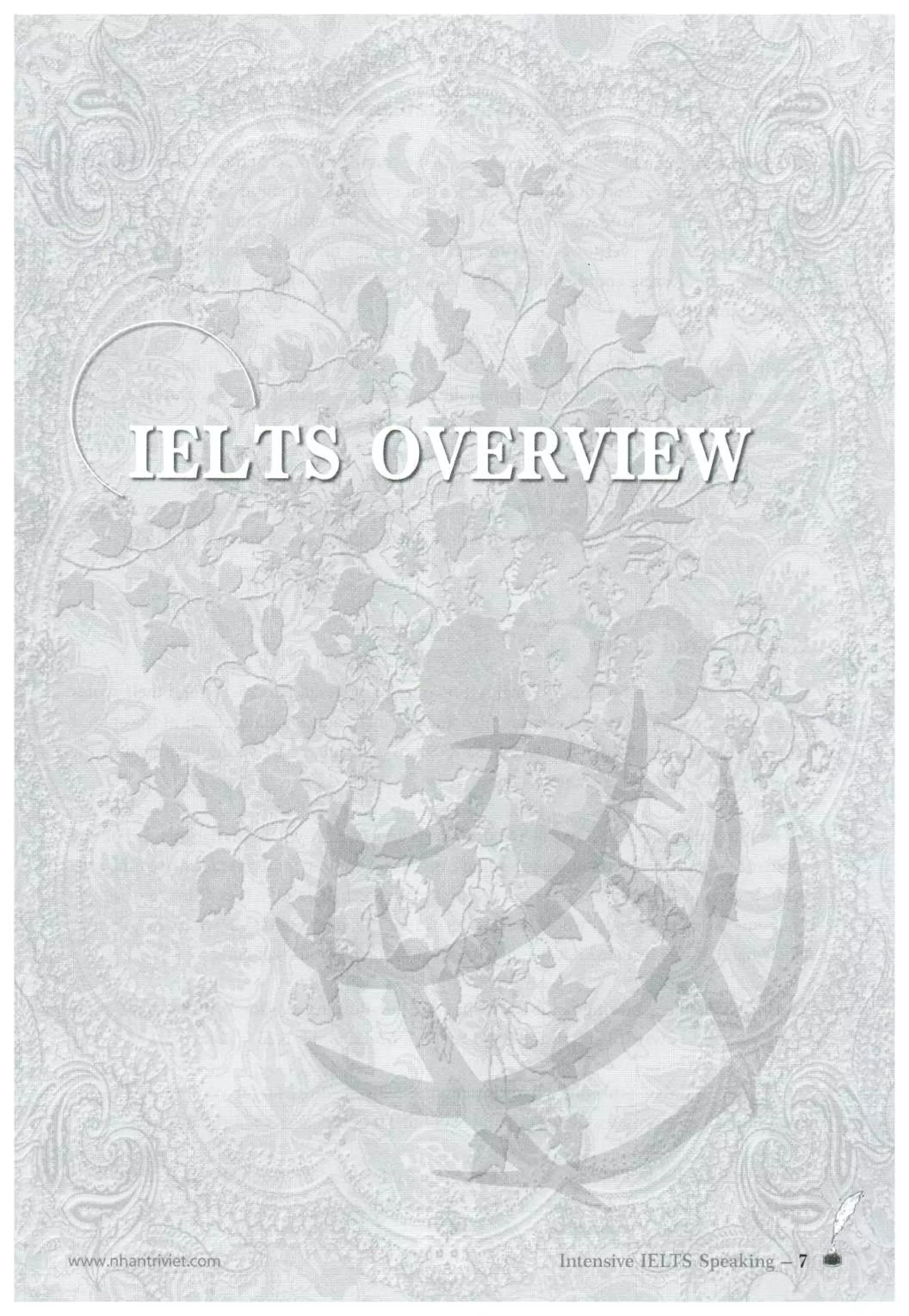 Intensive ielts speaking | PDF