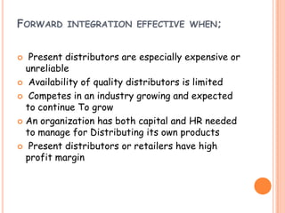 Intensive & integration strategies....mine