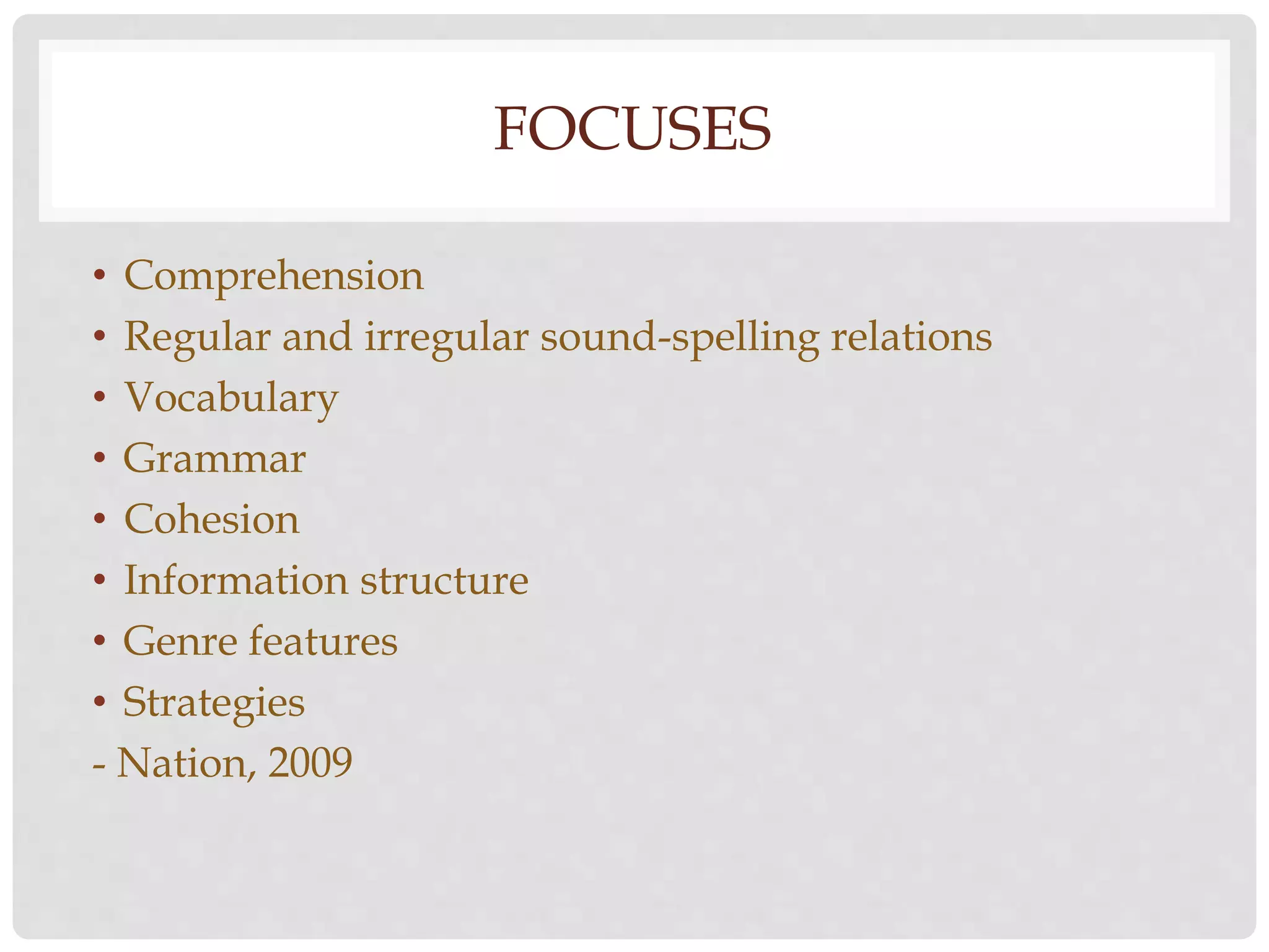 Intensive Reading: Methods and Strategies | PPTX