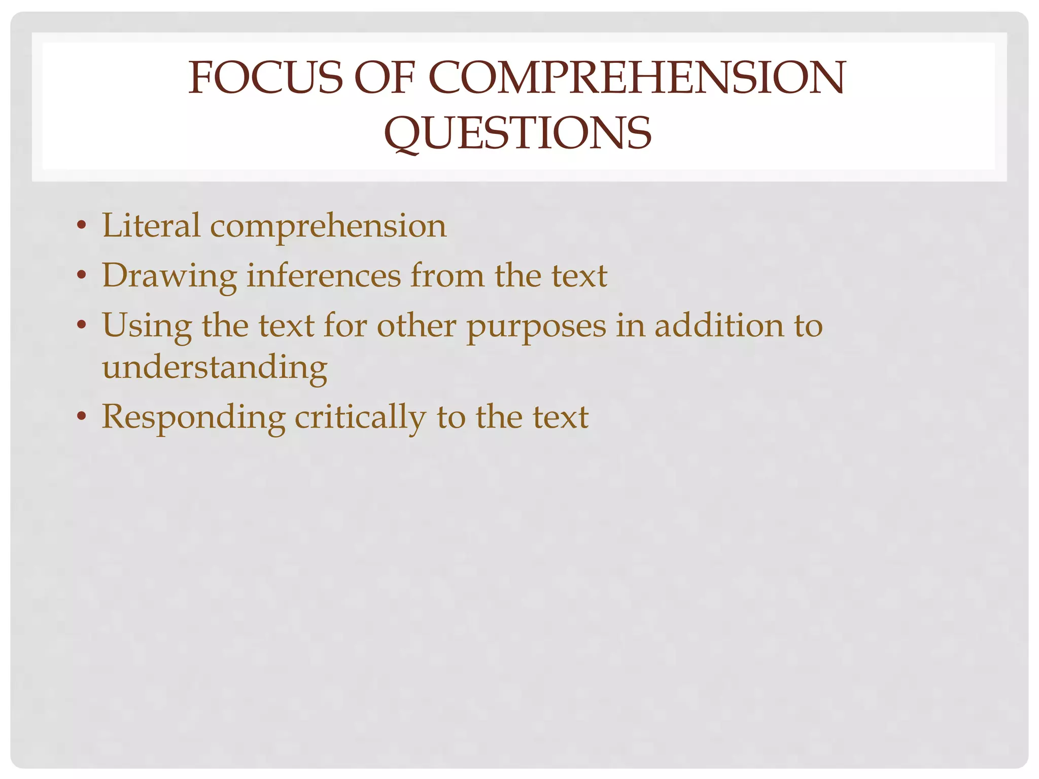 Intensive Reading: Methods and Strategies | PPTX