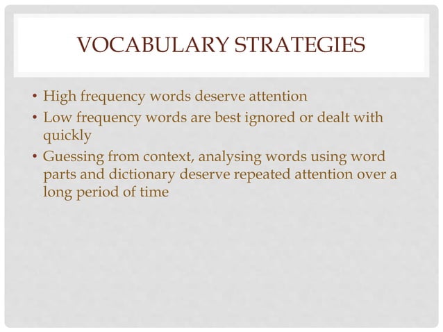 Intensive Reading: Methods and Strategies | PPT