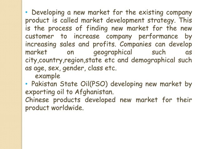 Intensive strategy | PPTX | Sales | Business