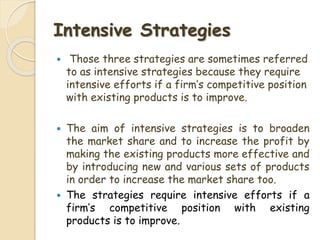 Intensive strategy | PPTX