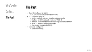Intent driven, fully automated deployment of anycasted load balancers ...