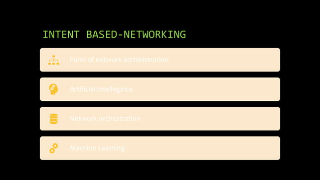 Intent based network | PPTX | Computer Networking | Computing