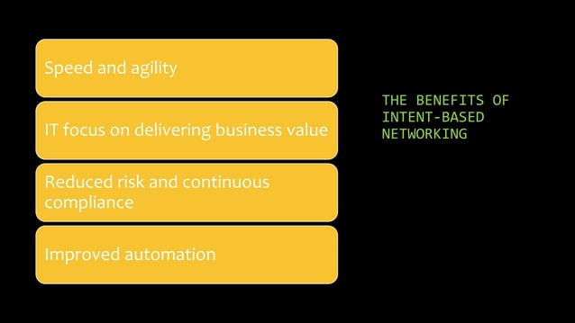 Intent based network | PPTX | Computer Networking | Computing