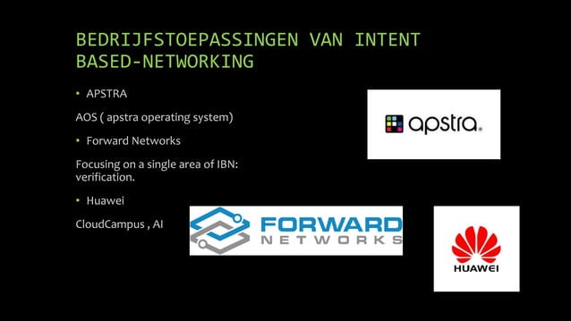Intent based network | PPTX | Computer Networking | Computing