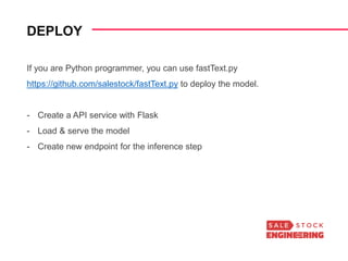 Intent Classifier with Facebook fastText | PPTX
