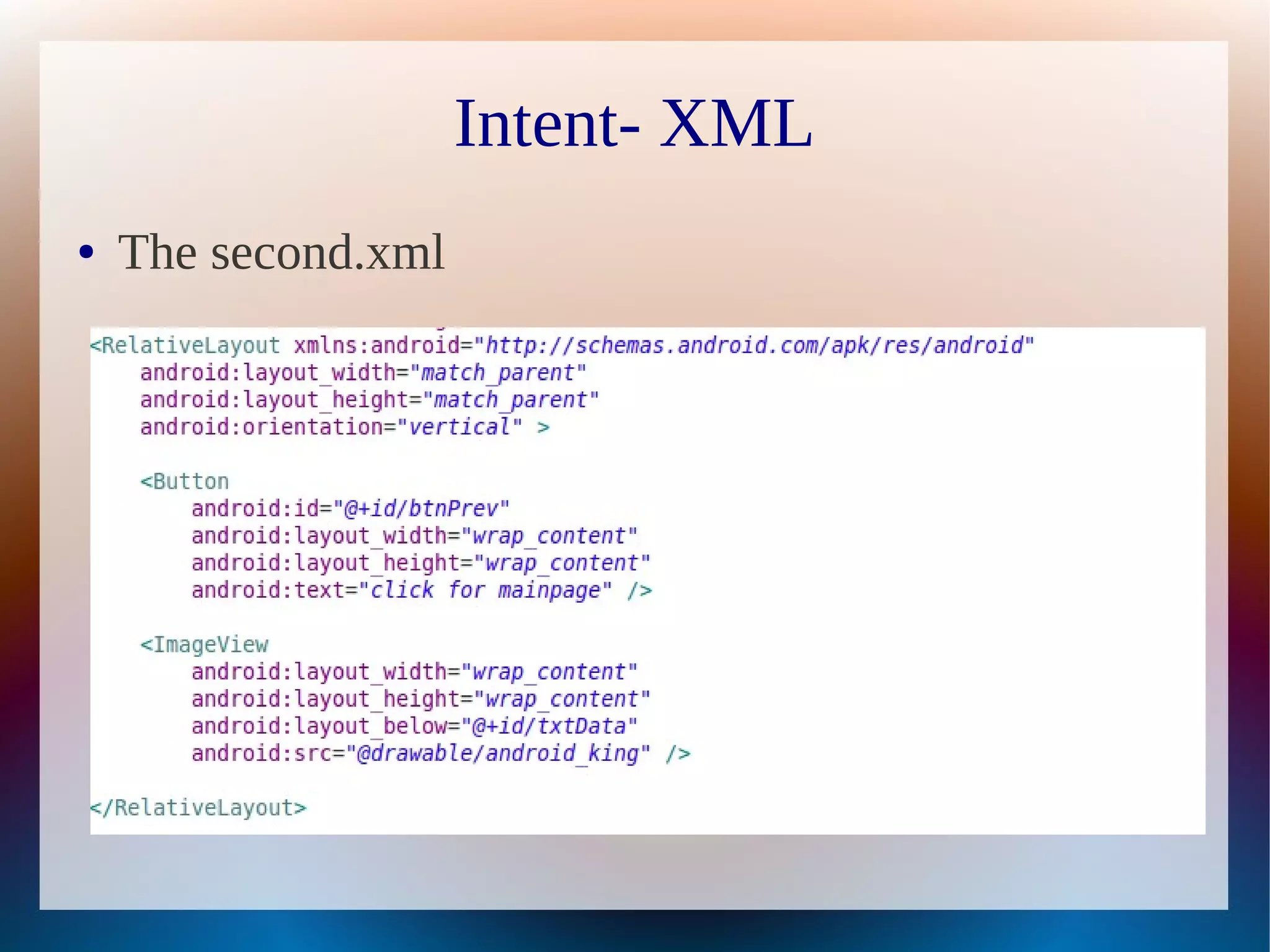 Intent in android | PDF