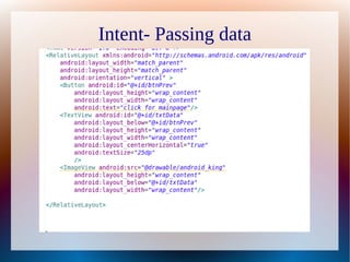 Intent in android | PDF