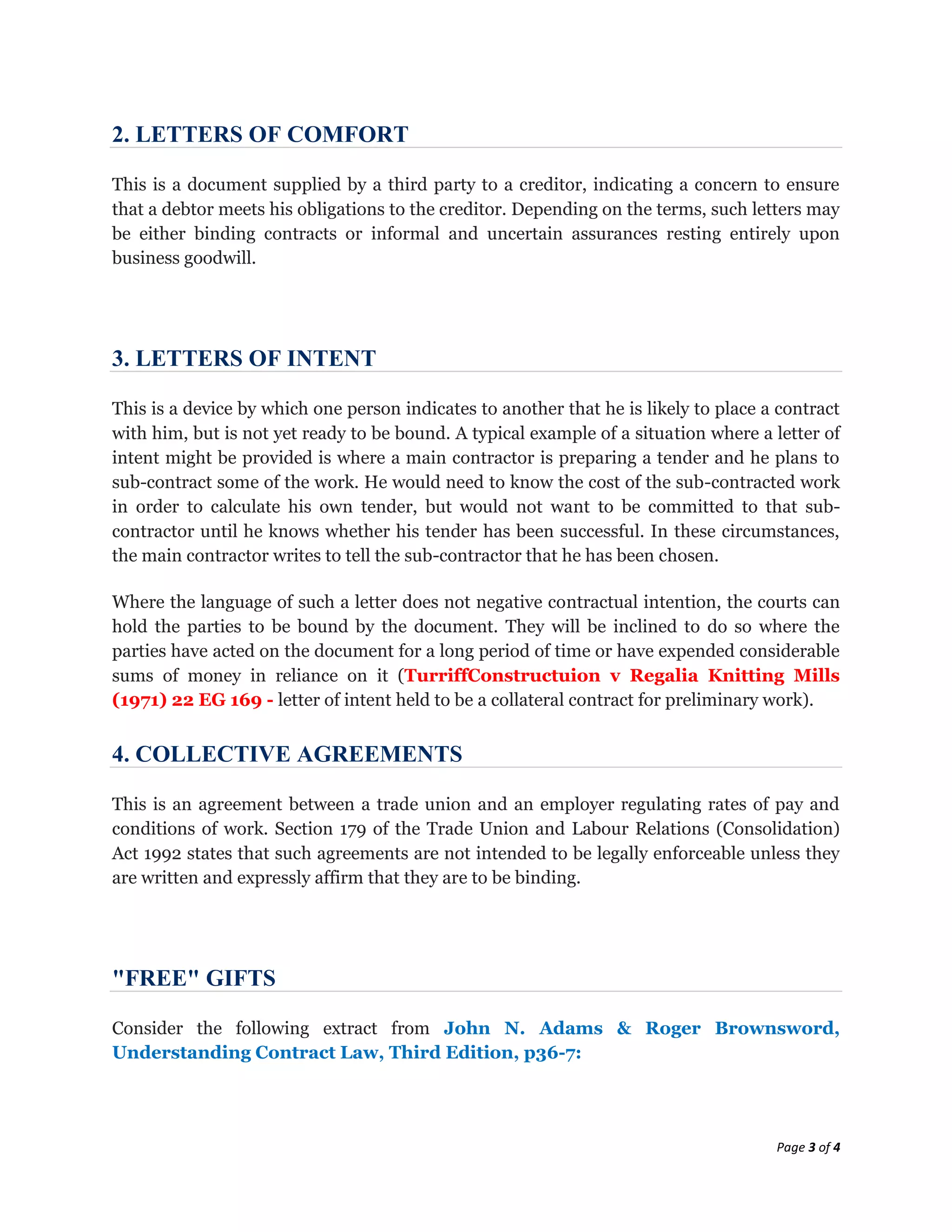 Intention notes | PDF