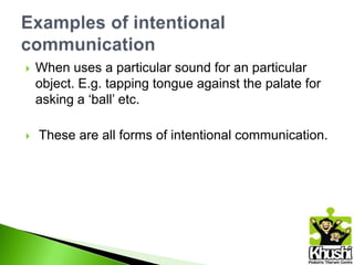 Intentional communication | PPTX