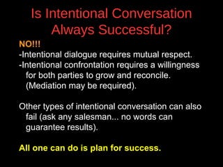 Intentional Conversation | PDF
