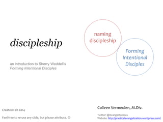 Intentional discipleship | PPTX