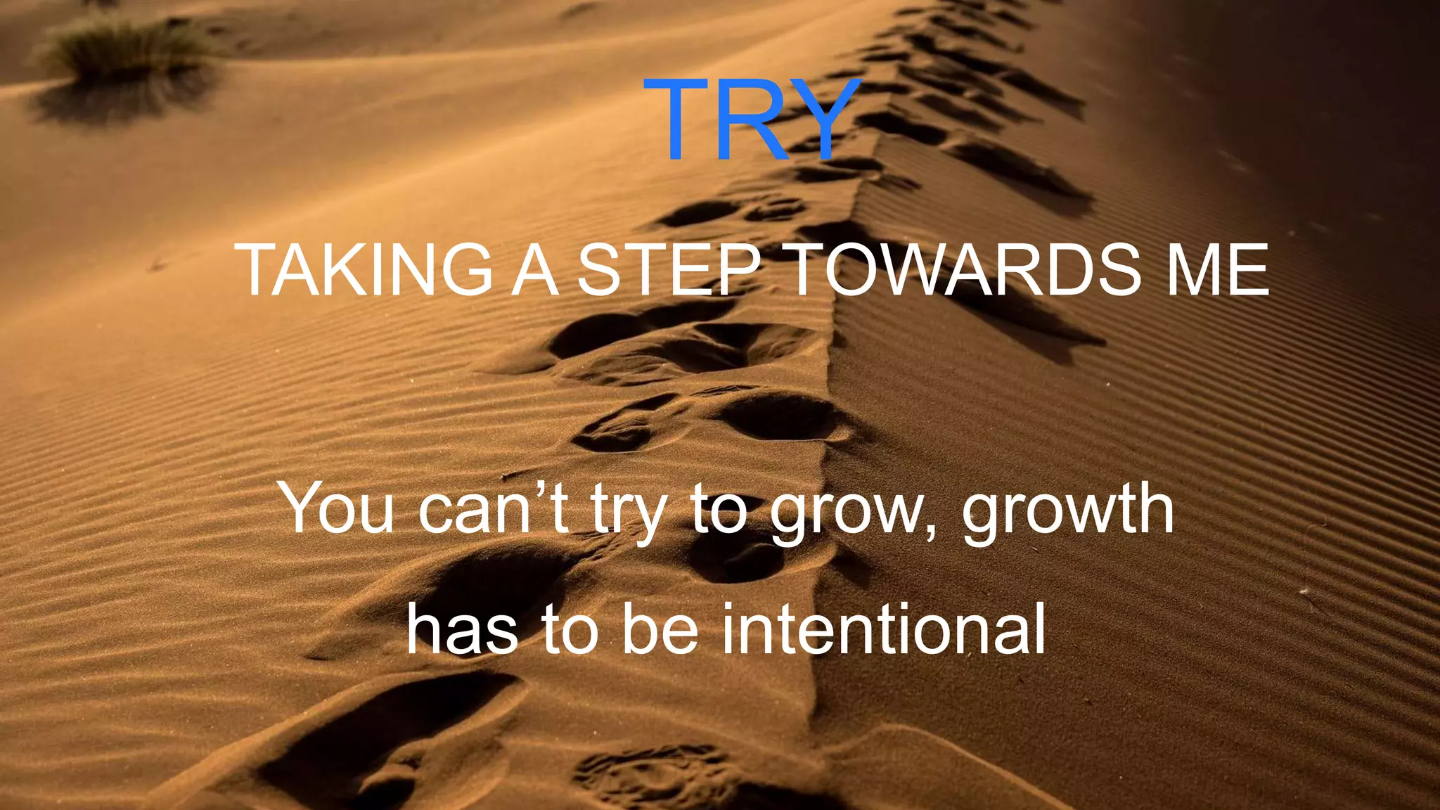 Intentional growth ppt2 | PPTX
