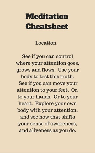 Mindfulness Meditation Made REALLY Easy: A Crash Course in Intention ...