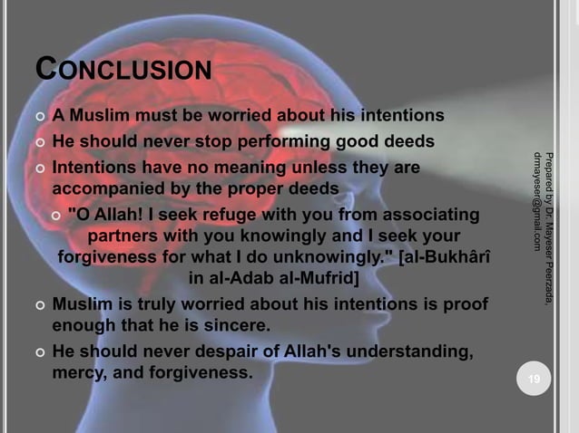 Intentions in Islam.pptx | Islam | Religion & Spirituality