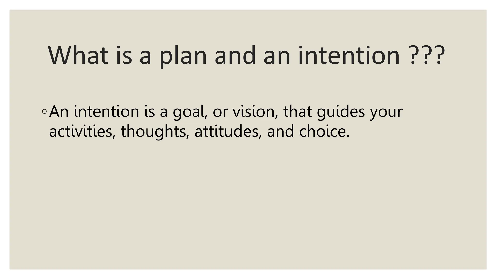 Intentions ppt.for English Speaking Skills | PPTX