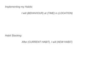 Intention to leadership habit activity | PPT