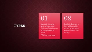 Android Intent and intent filters | PPT