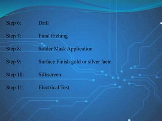 PCB designing and Manufacturing | PPTX