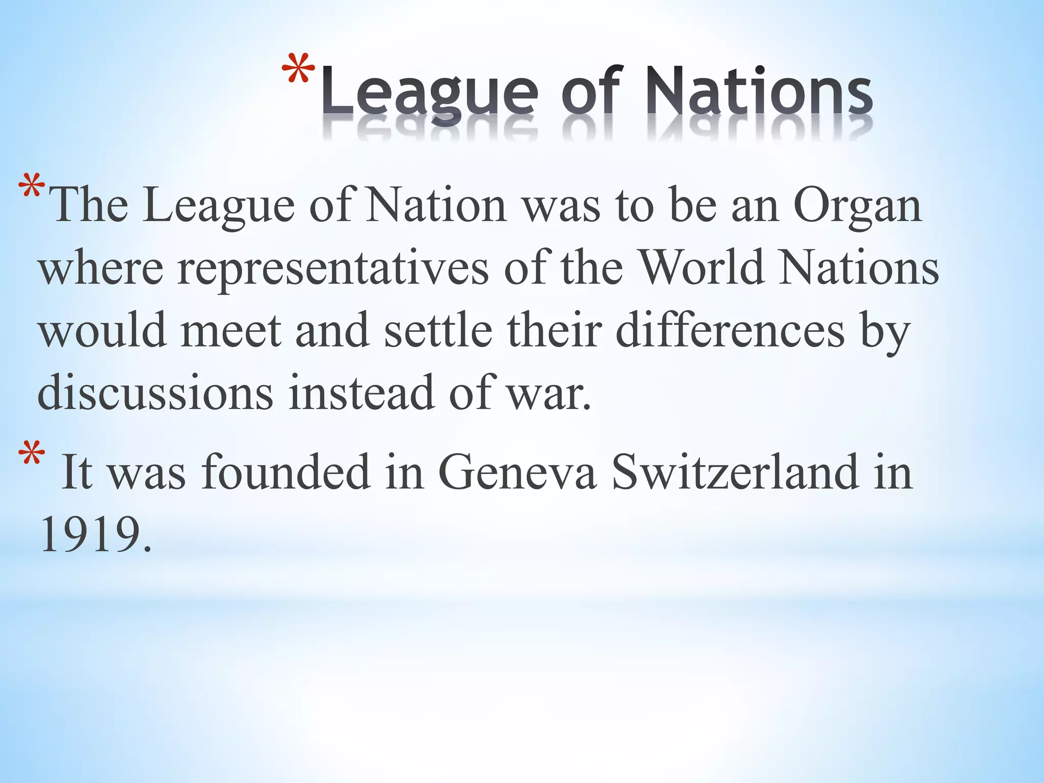 League of Nations | PPT