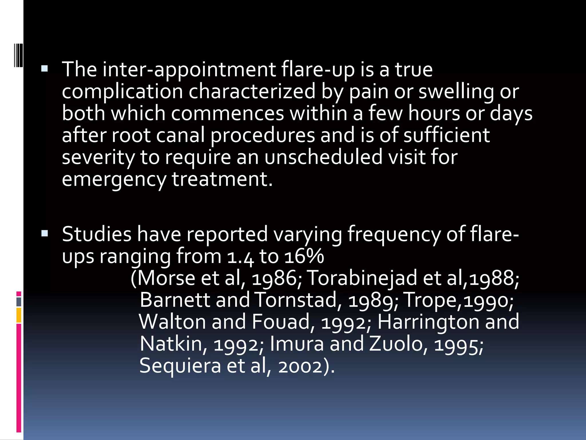 ENDODONTIC FLARE UPS | PPTX