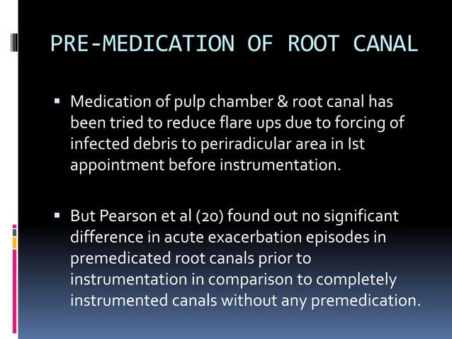 ENDODONTIC FLARE UPS | PPTX | Dental Health | Diseases and Conditions