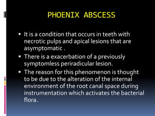 ENDODONTIC FLARE UPS | PPTX