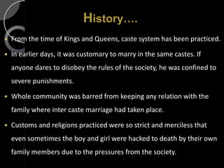 Intercaste marriages | PPTX