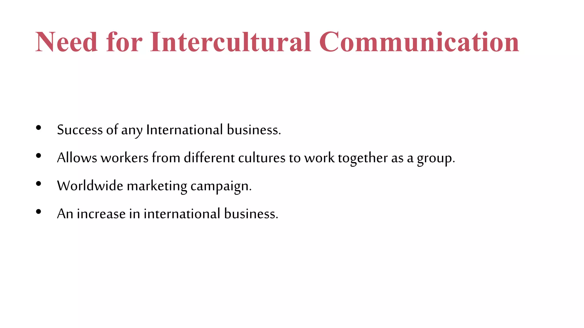 Intercultural Communication | PPTX