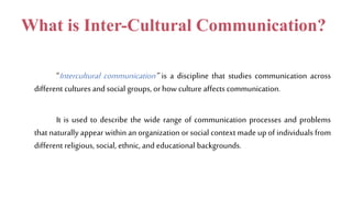 Intercultural Communication | PPTX