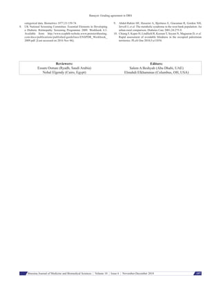 Inter grader agreement in the diabetic retinopathy screening program in ...