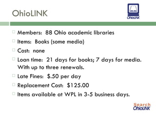 Inter Library Loan (Ill) | PPT