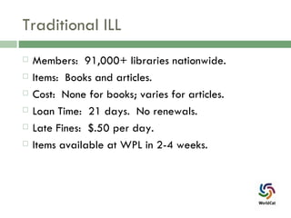 Inter Library Loan (Ill) | PPT