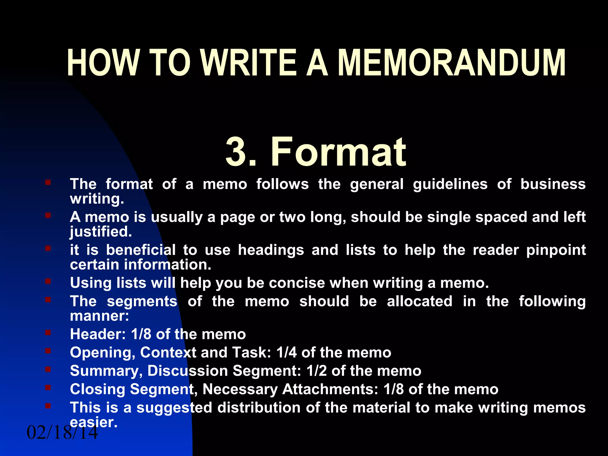 Inter office memorandum and informal (short) report | PPT