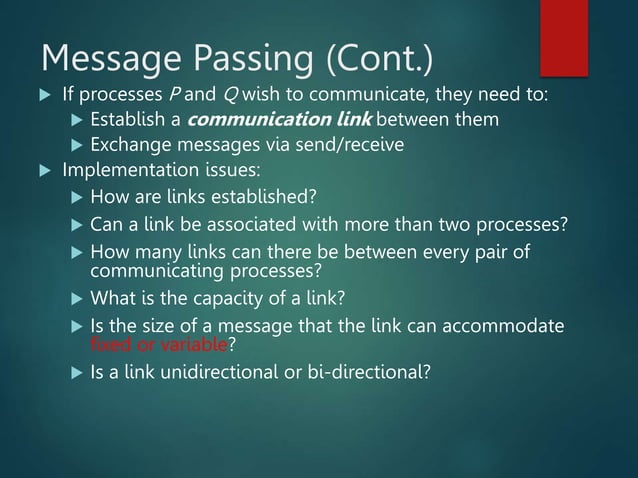Inter-Process communication in Operating System.ppt | Operating Systems ...
