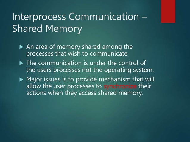 Inter-Process communication in Operating System.ppt | Operating Systems ...