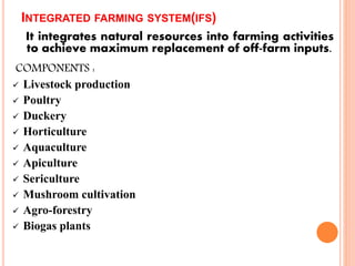 Inter relationship of crop and animal production systems | PPTX