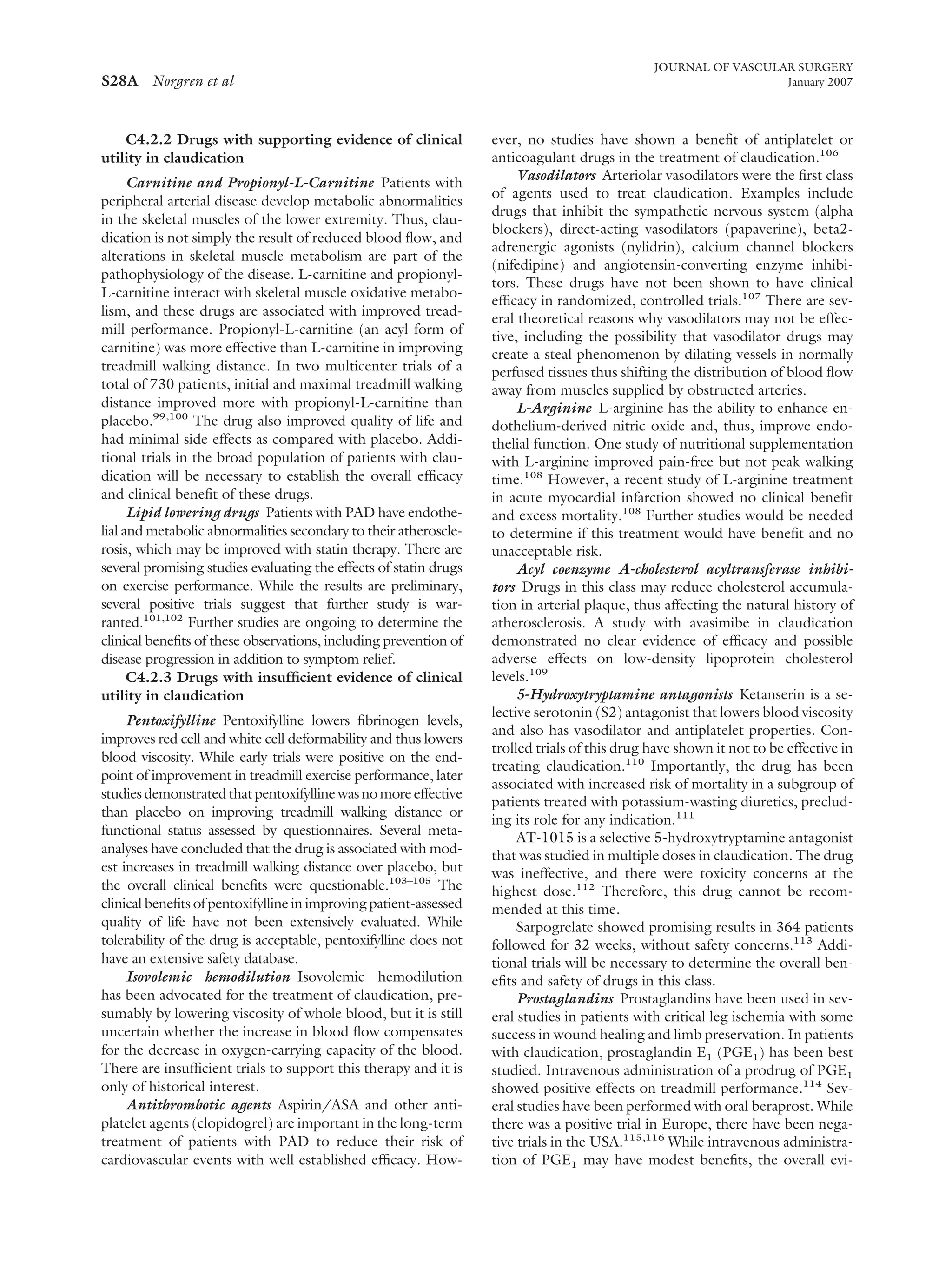 Inter society consensus for the management of peripheral arterial ...