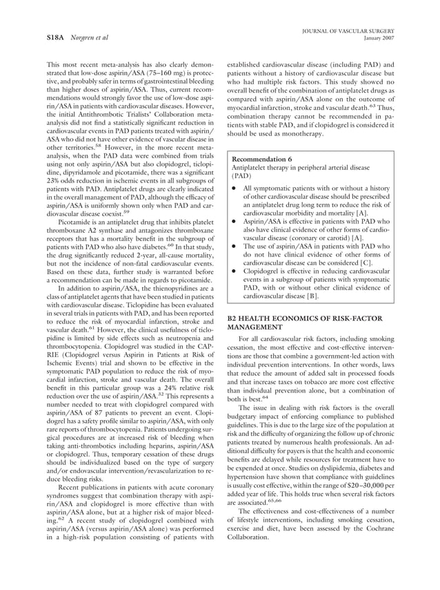 Inter society consensus for the management of peripheral arterial ...