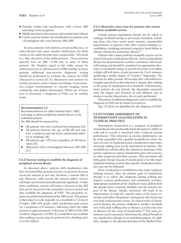 Inter society consensus for the management of peripheral arterial ...