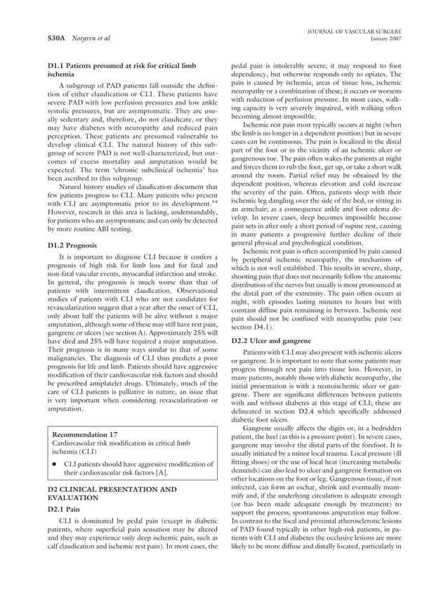 Inter society consensus for the management of peripheral arterial ...