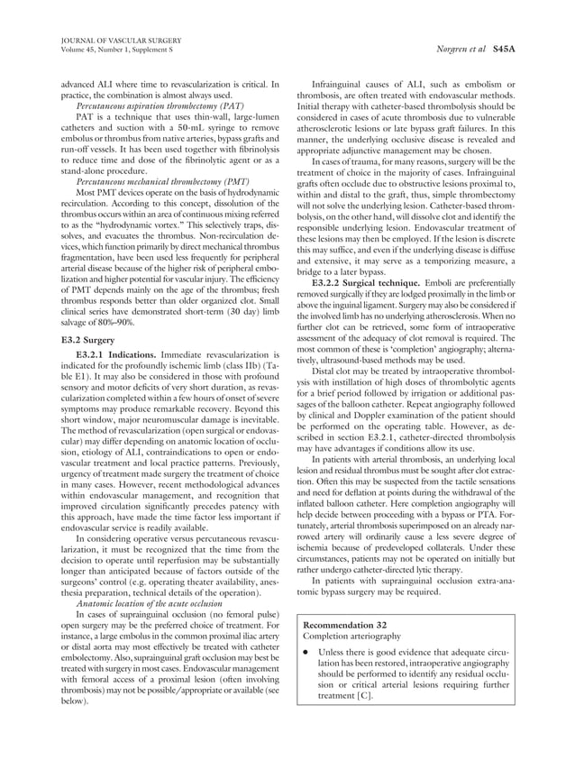 Inter society consensus for the management of peripheral arterial ...