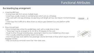 Inter state bus terminal - Library Study & Case Study | PPTX