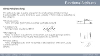 Inter state bus terminal - Library Study & Case Study | PPTX