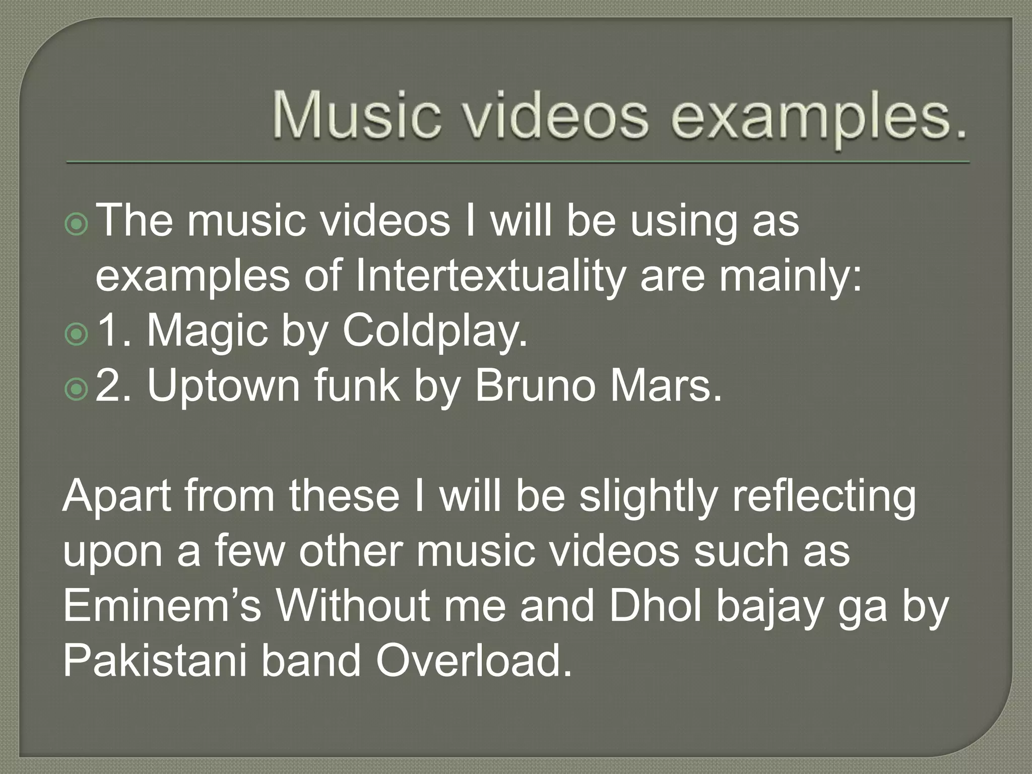 Inter-Textuality | PPTX